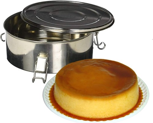 KLOC Flanera Original Flan Mold Flan MAKER 1,5 Qt. mit Deckel, Schloss ...