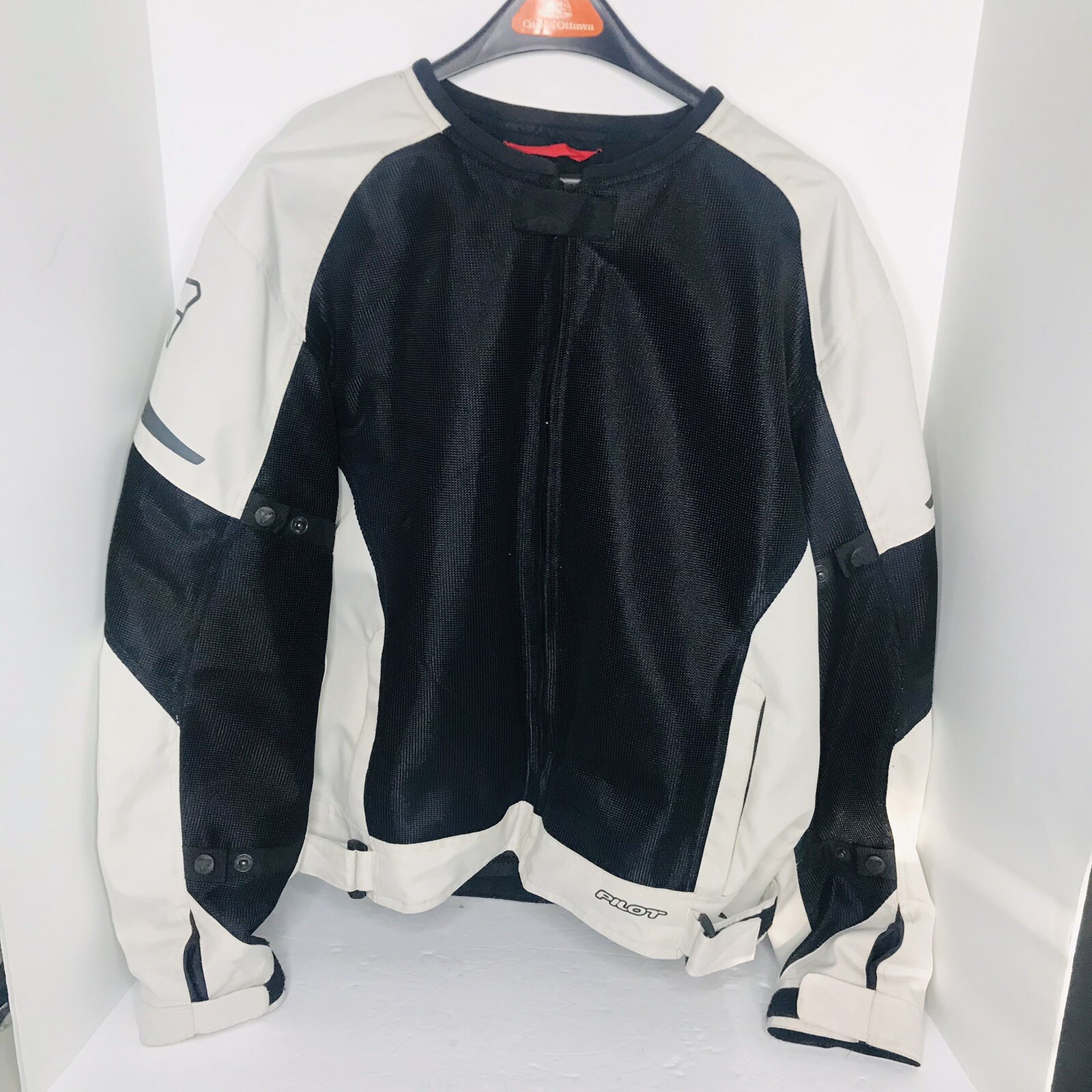 Pilot Slate Air V2 Armored Moto Motorcycle Jacket Coat Mens XL 3M ...