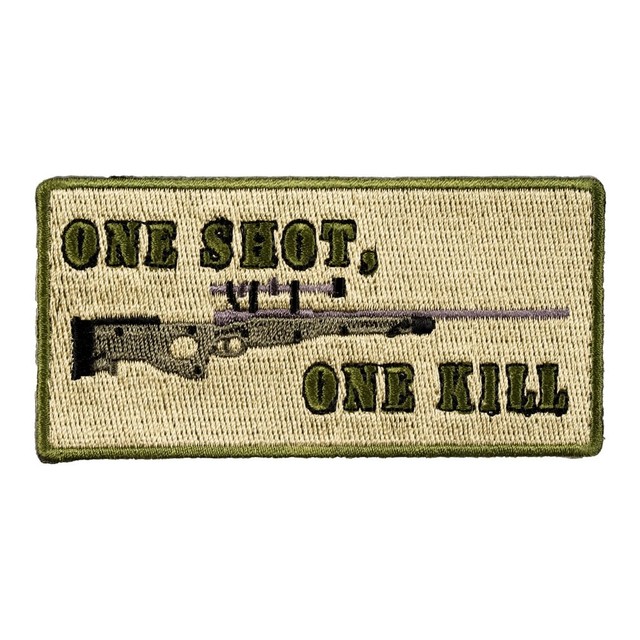 One Shot One Kill Sniper Patch, Military Sniper Patches | eBay