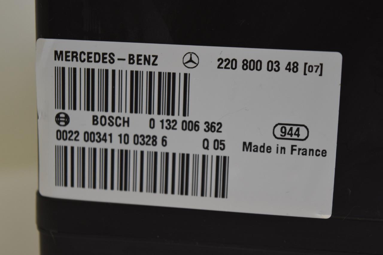 2000-2006 MERCEDES S430 S500 CENTRAL LOCKING VACUUM PUMP 220 800 03 48 ...