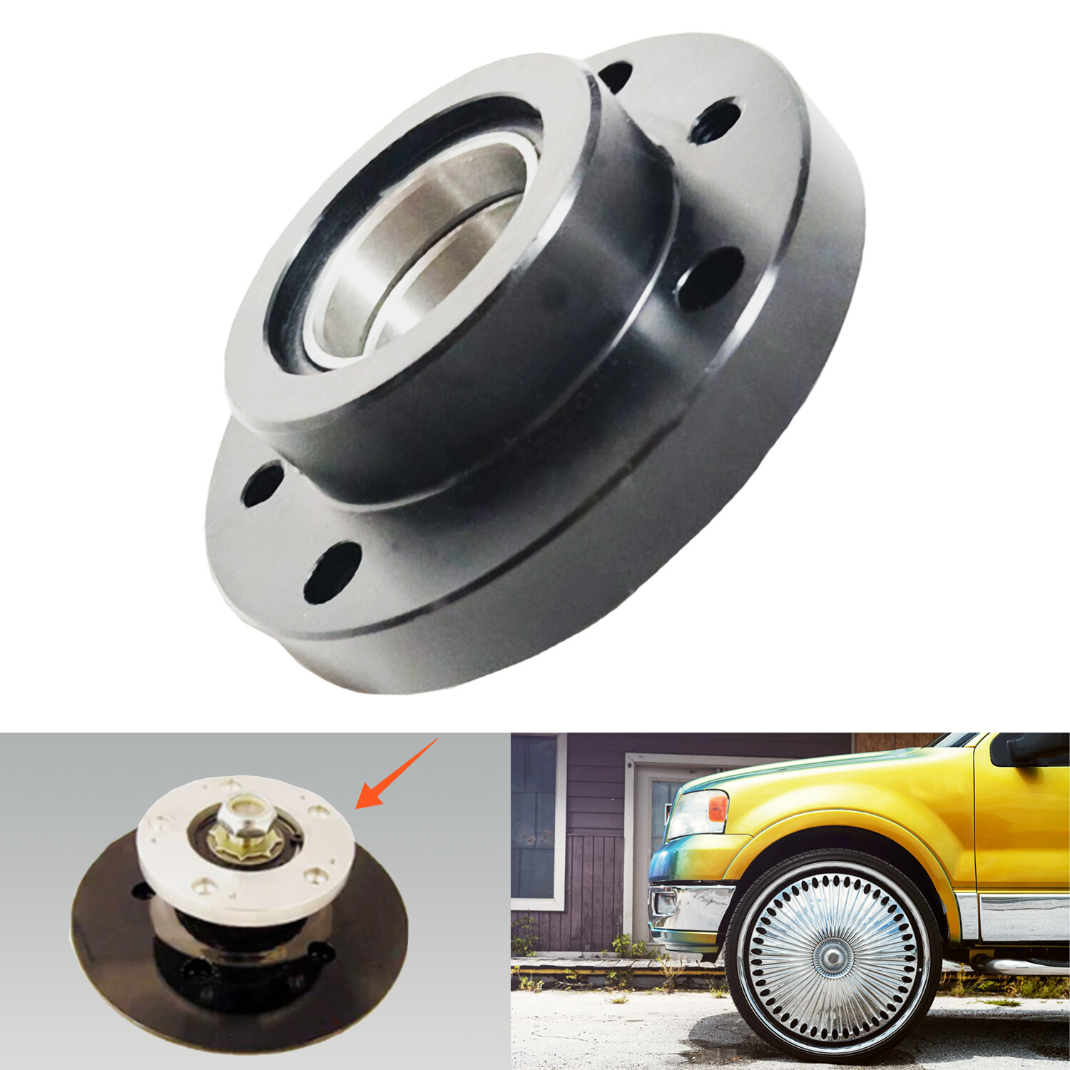 Complete Assembly Bearing Carriage Kit For Dub Davin Spinners Floaters ...