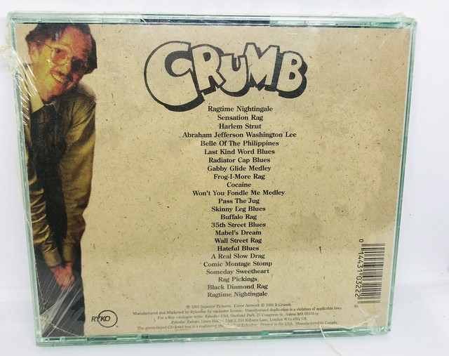 Crumb [Original Soundtrack] by Original Soundtrack (CD, May-1995, 2 ...