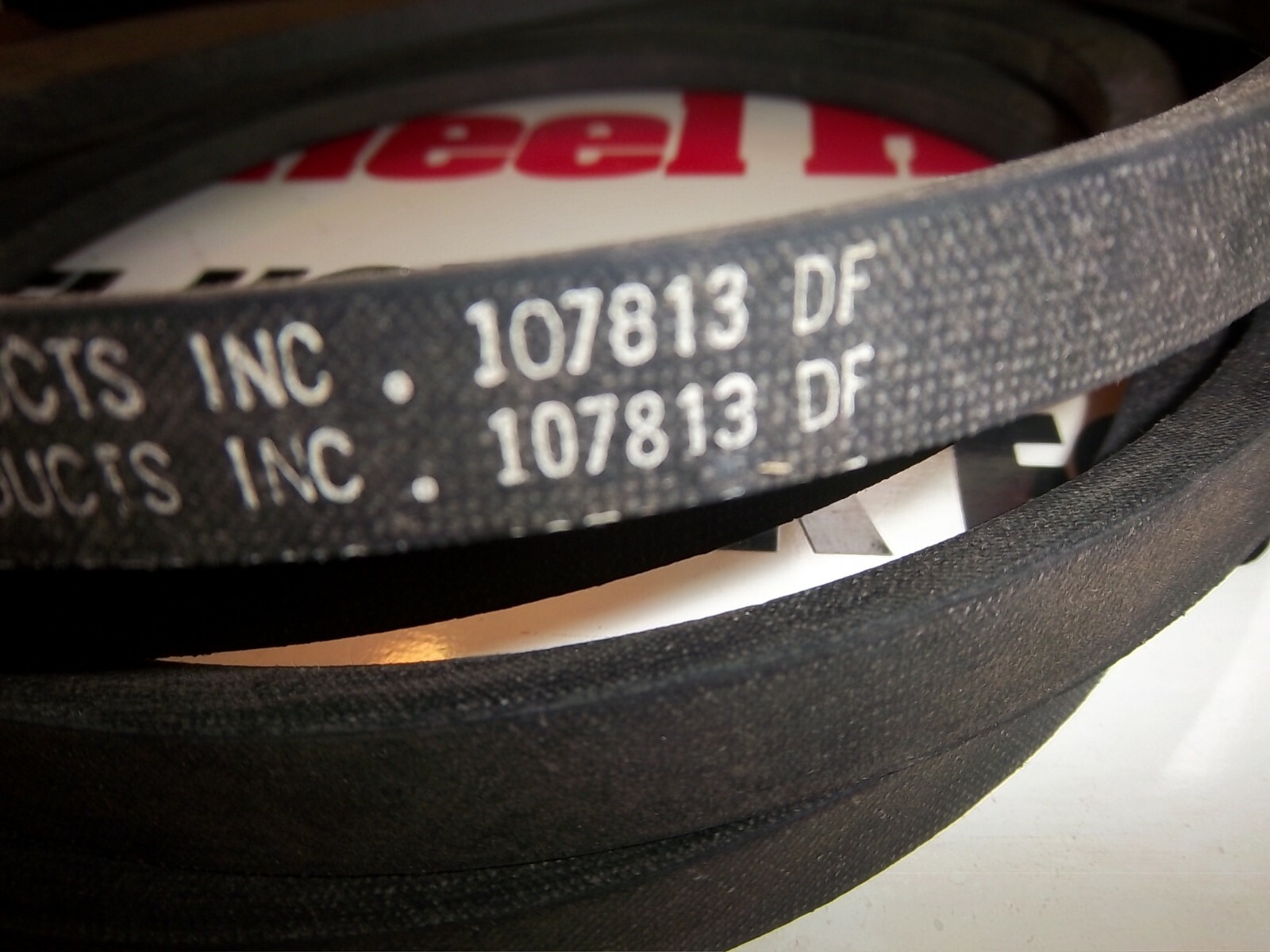 WHEEL HORSE LAWN MOWER VACUUM BELT NOS 107813 BELT OEM TORO WHEELHORSE ...