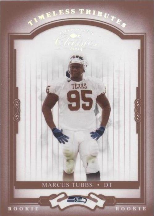 2004 Donruss Classics - Rookie Marcus Tubbs #191 Timeless Tributes Red ...