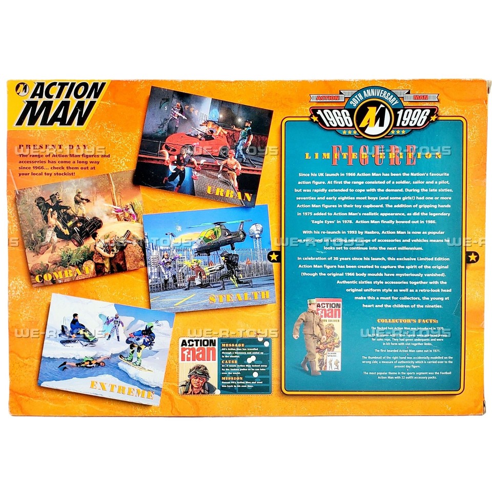 Action Man Collector's Edition 30th Anniversary Solider Figure 1996 ...