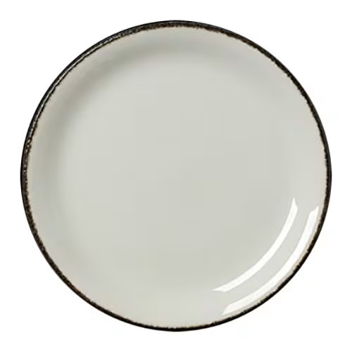 Steelite 17560567 Charcoal Dapple 8" Coupe Dinner Plate - 24 / CS | eBay
