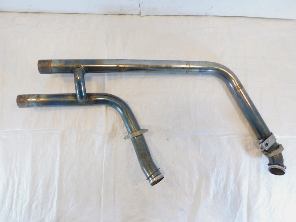 2005-2006 Harley Davidson Softail Deluxe Front Exhaust Header Pipes ...