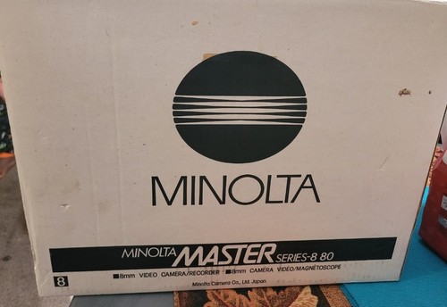 Minolta Master Series‑8 80 8mm Video Camera Vtg New "UNTESTED AS IT IS ...