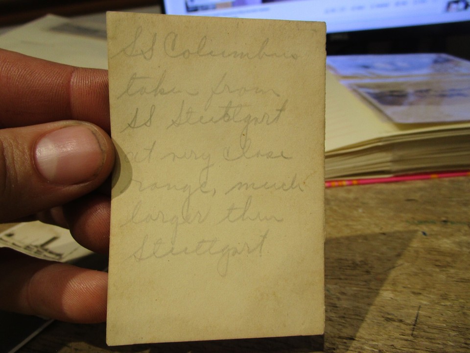 RARE OLD PICTURE PHOTO SS Columbus Ocean Liner German Cruise Ship Boat ...