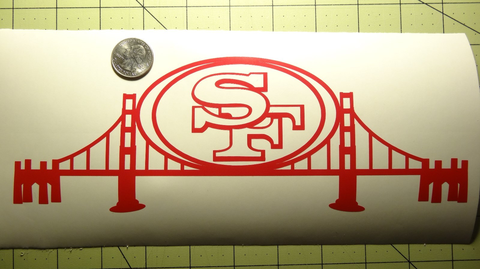 San Francisco 49ers Bridge car Decal | eBay