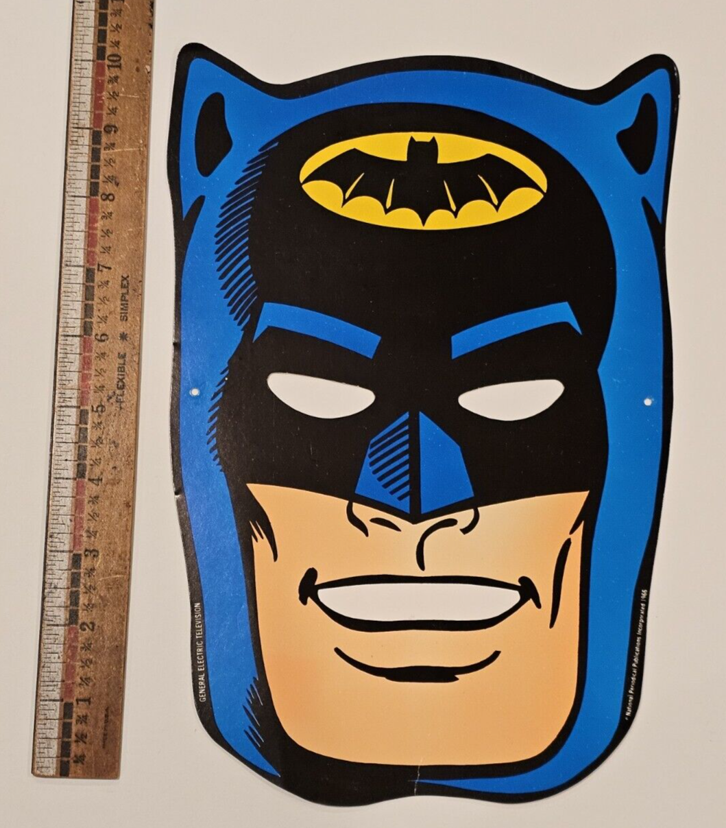 1966 BATMAN & ROBIN Double Sided Mask - General Electric Television ...