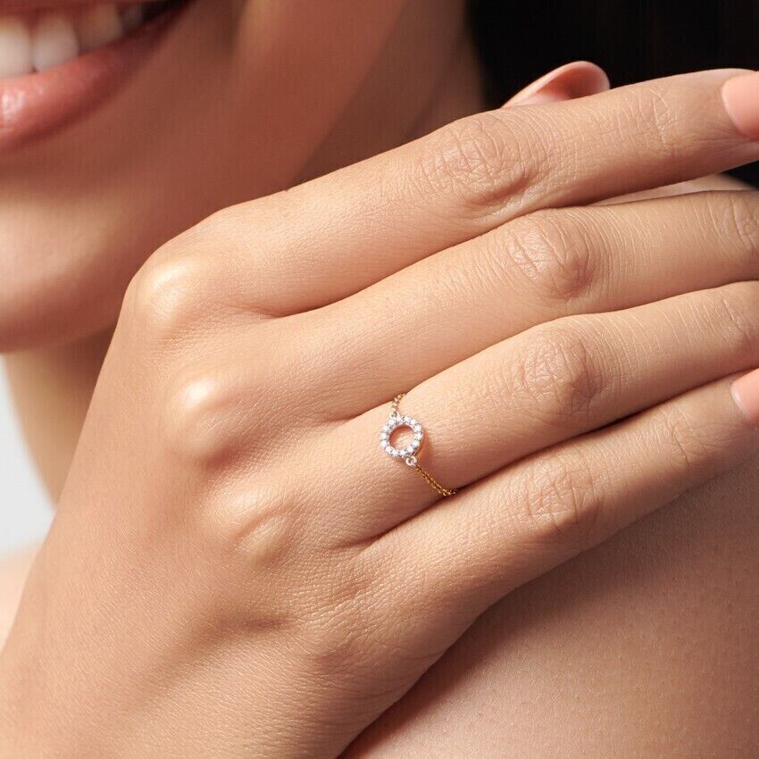 14K Yellow Gold ( 1.170g ) Diamond (GH - SI) Hoop and Heart Flexi Ring ...