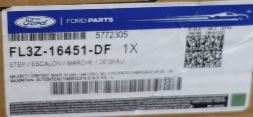 2021-2023 Ford F150 FL3Z-16451-DF Tubular Chrome Step Bar Left Ford ...
