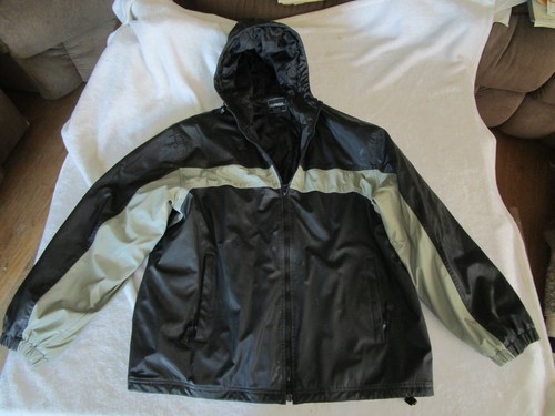Mens Outbrook Weatherproof Thick Black & Silver Jacke… - Gem