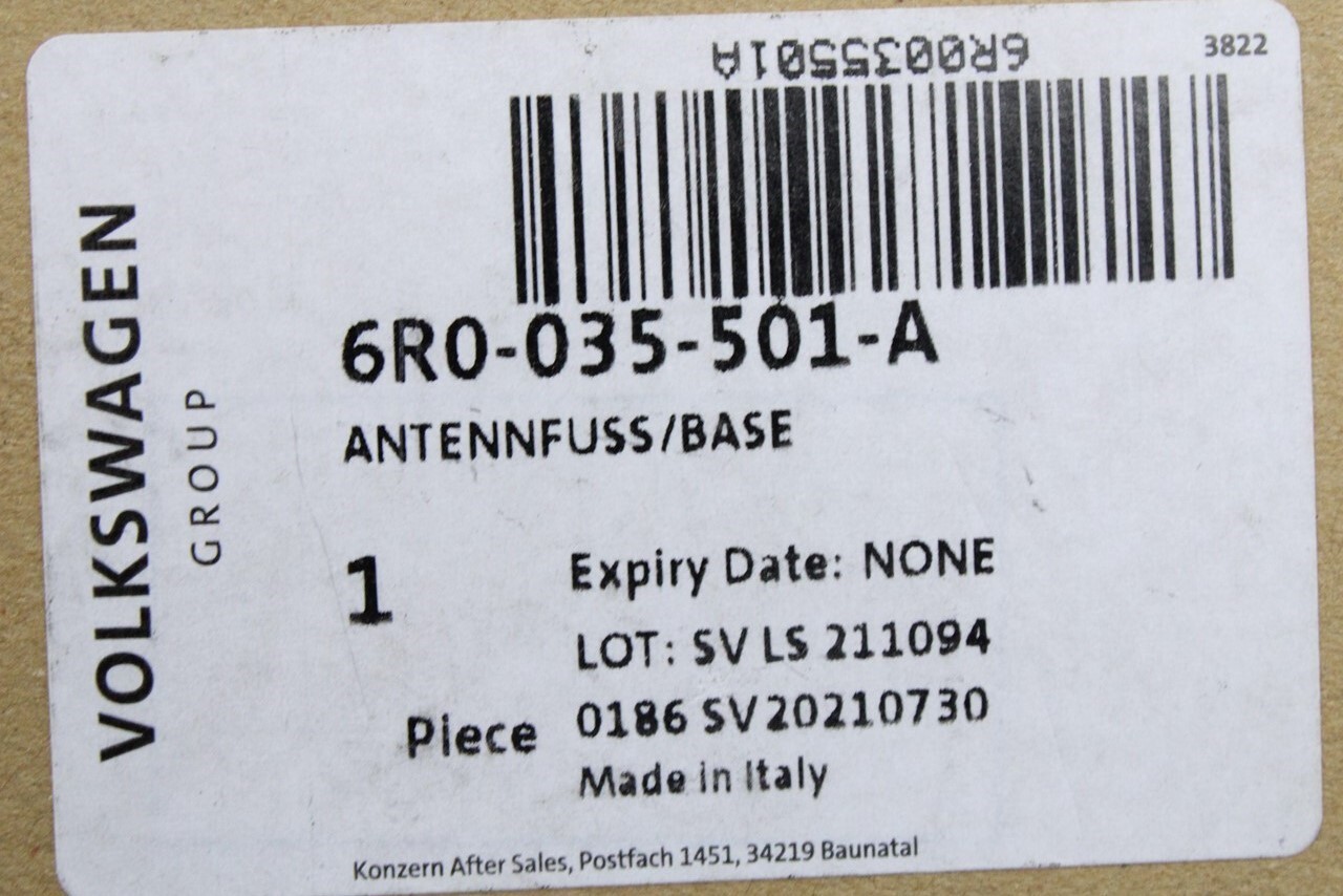 VW Polo 6R 2009 on roof aerial 6R0 035 501 A 6R0035501A for sale online ...