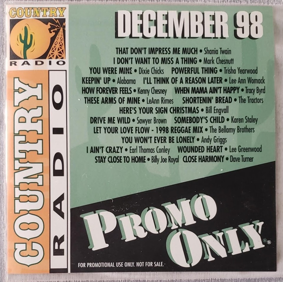 Promo Only Country Radio Series - CDs - 1998, 1999, 2000 | eBay