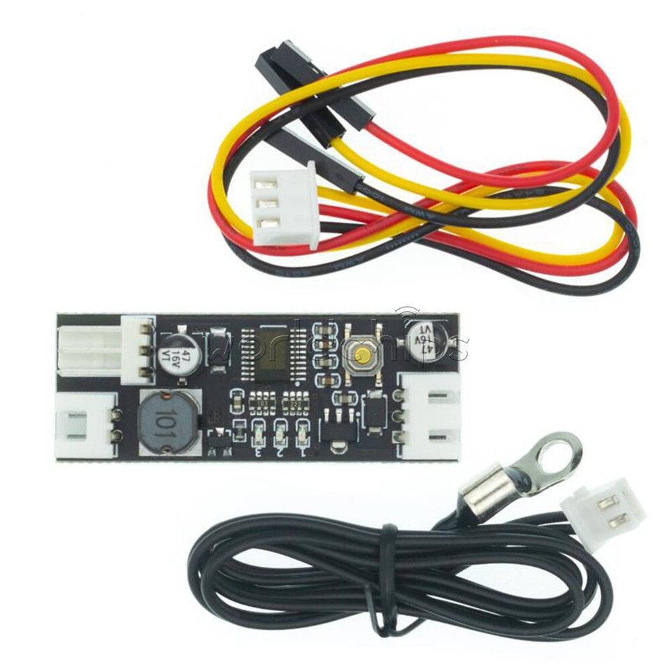 DC12V 2~3Wire Fan Temperature Control Speed Controller Module NTC B 50K ...