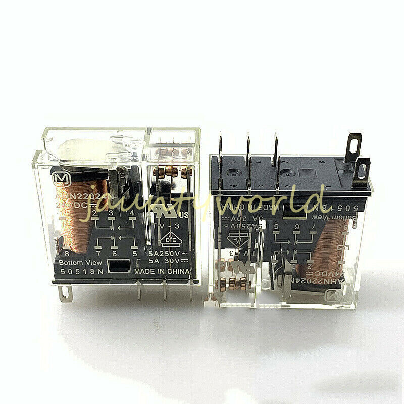 NEW ONE Panasonic AHN22024N 24VDC 5A Power relay 8 Pins | eBay