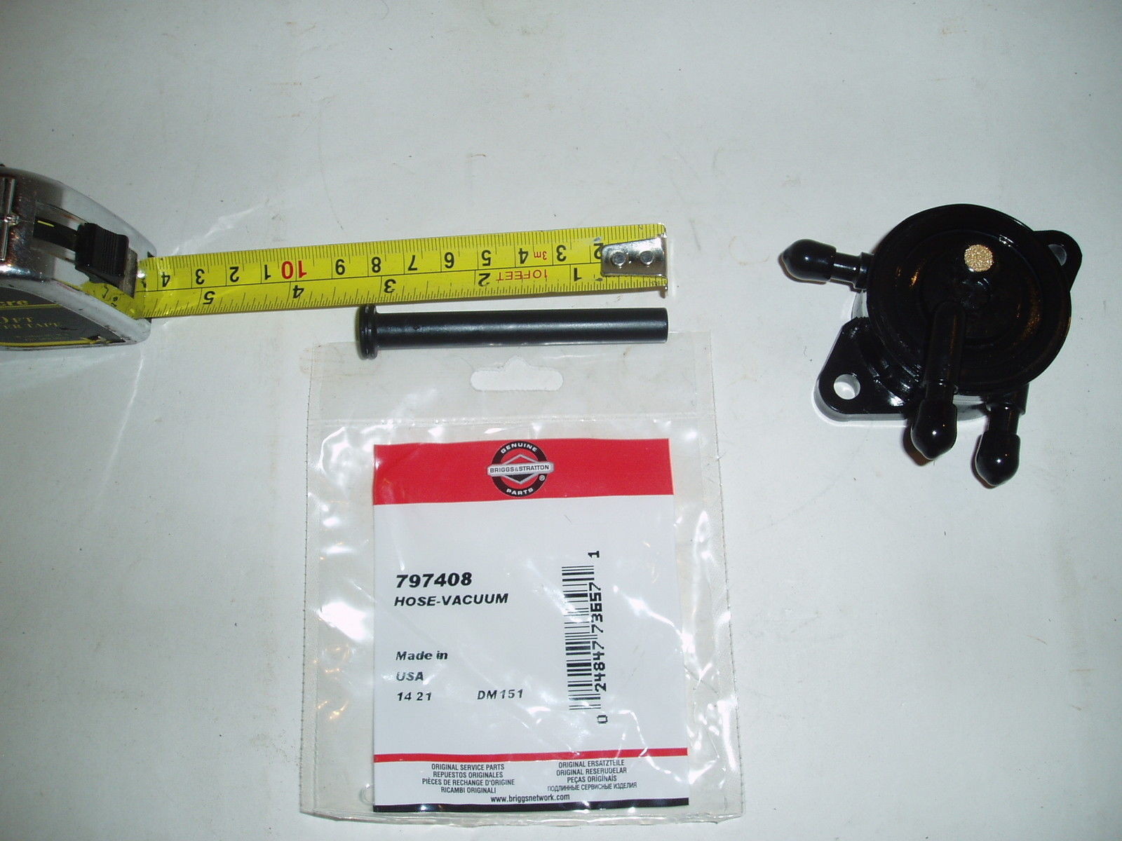 Mikuni Style Fuel Pump& Hose - 808492,808656,797408,(~C101)FITS. Briggs ...