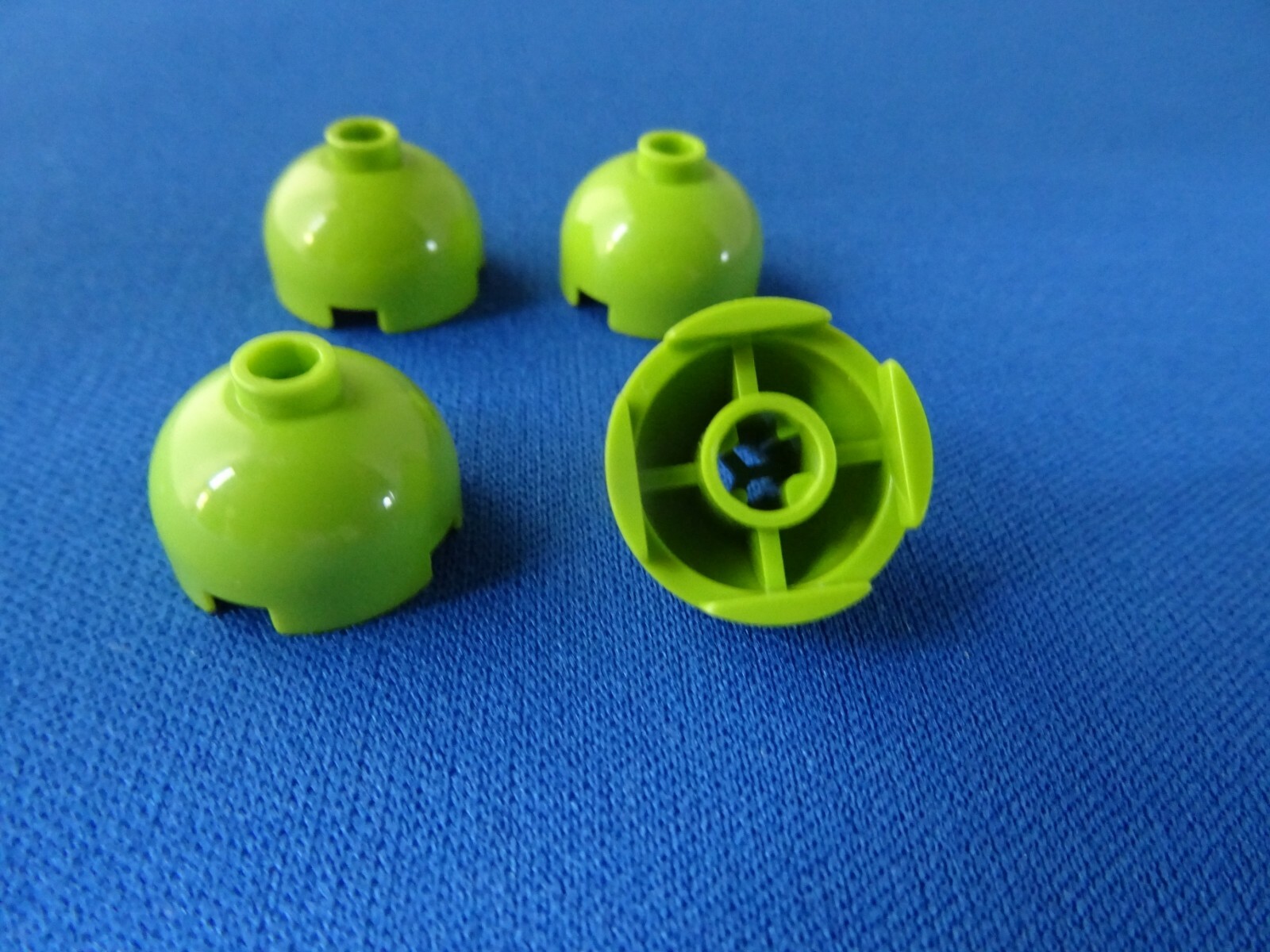 LEGO PART 30367 2 x 2 MEDIUM LIME ROUND BRICK DOME TOP x 4 | eBay