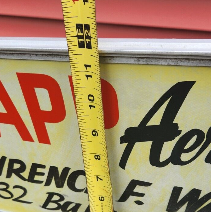 Vintage Car Roof Top Taxi Advertising Sign Knapp Shoes PITTSBURGH ...