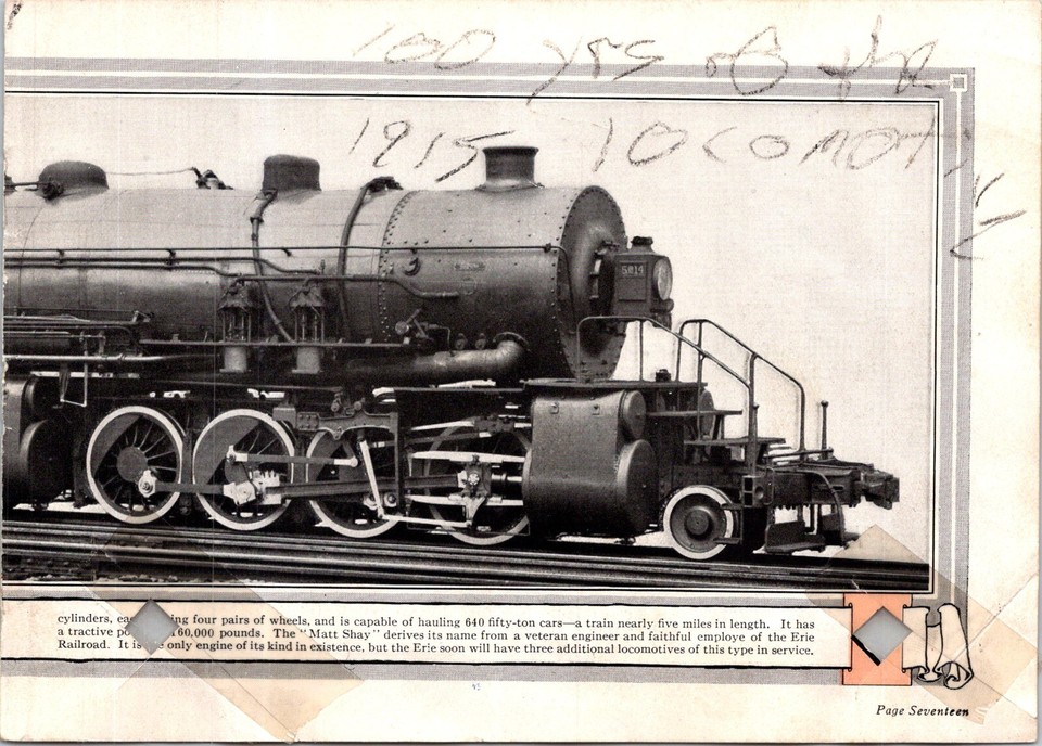 Steuben Locomotive 1846 Illustration "Giant"+Matt Shay Locomotive ...