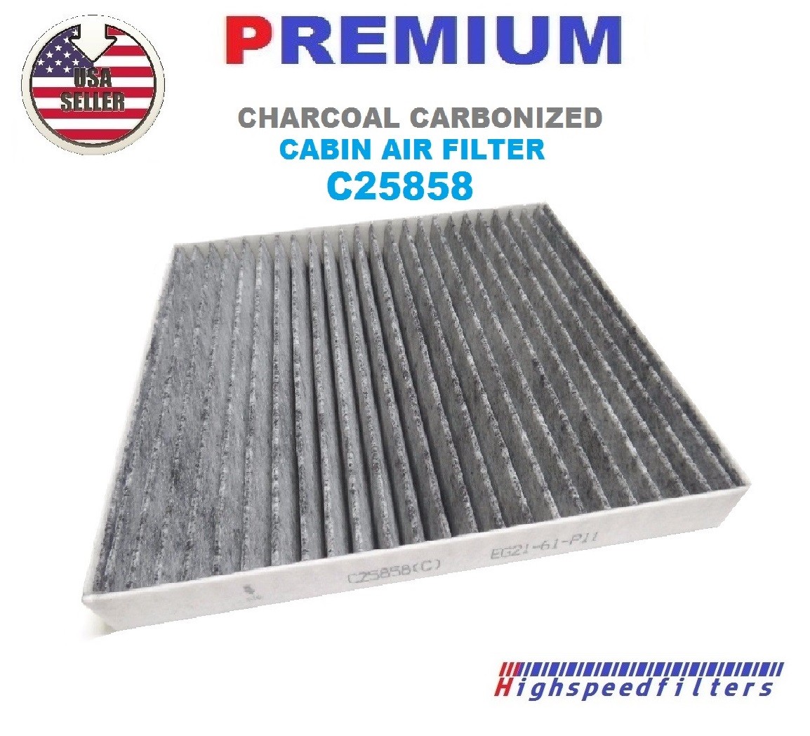 C25858 CHARCOAL CARBONIZED Cabin Air Filter for 2007 - 2012 MAZDA CX-7 ...