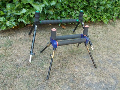 Small fishing pole rollers (set of 2) FISHING SET UP | eBay UK