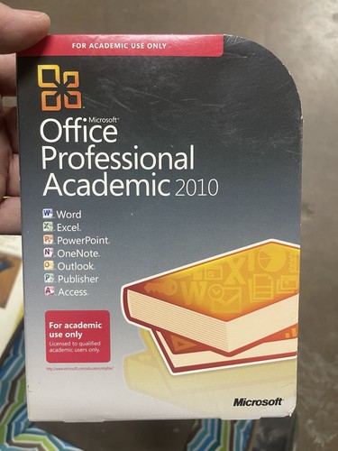 Microsoft Office Professional Academic 2010 Windows w/key | eBay