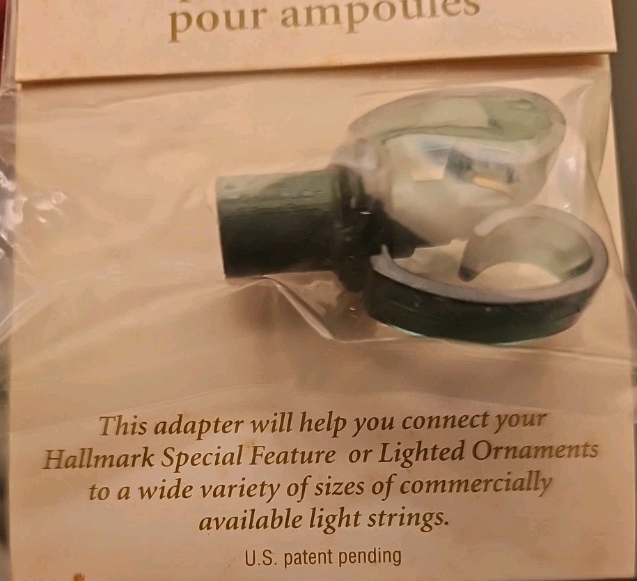 Hallmark Christmas Ornament Light String Adapter in package BNIP | eBay