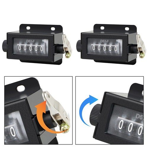 Manual Operation Mechanical Counters Set of Two for Various Industries | eBay UK