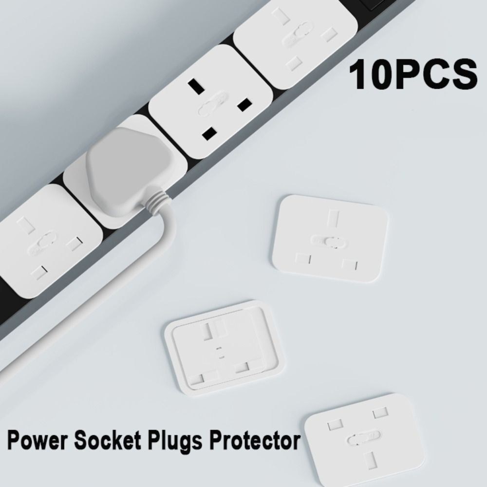 10Pcs Anti Electric Plug Guard US/EU/UK Plug Power Socket Cover | eBay