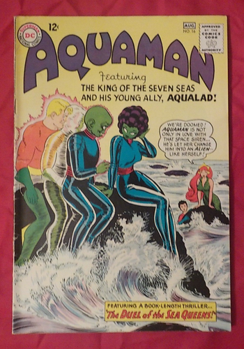 Aquaman #16 ! DC 1964 ! ALL NICK CARDY ! NICE PGS GLOSSY COVERS but ...