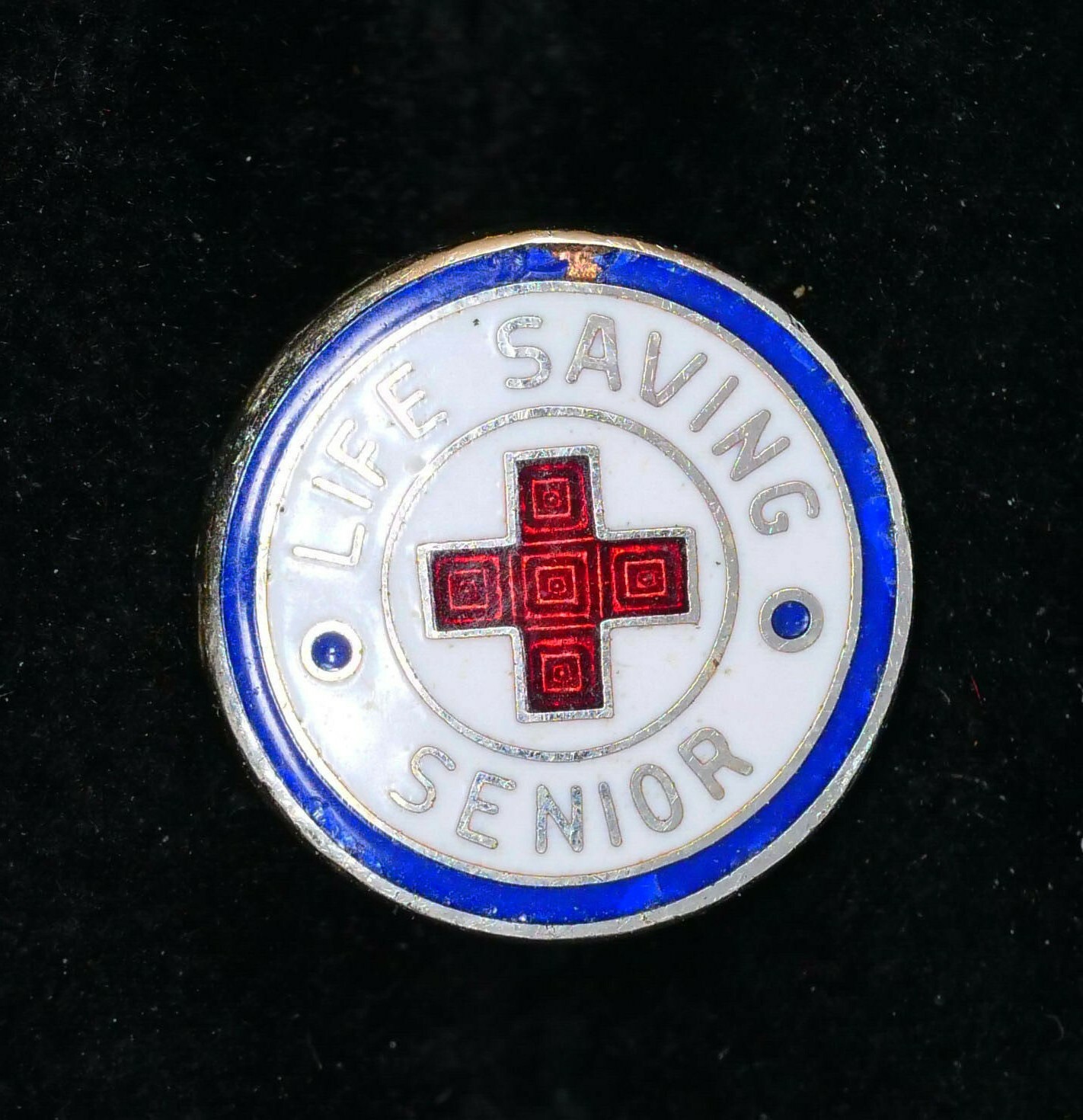 Vintage Red Cross Life Saving Senior Enameled Pin 1/2" Wide | eBay