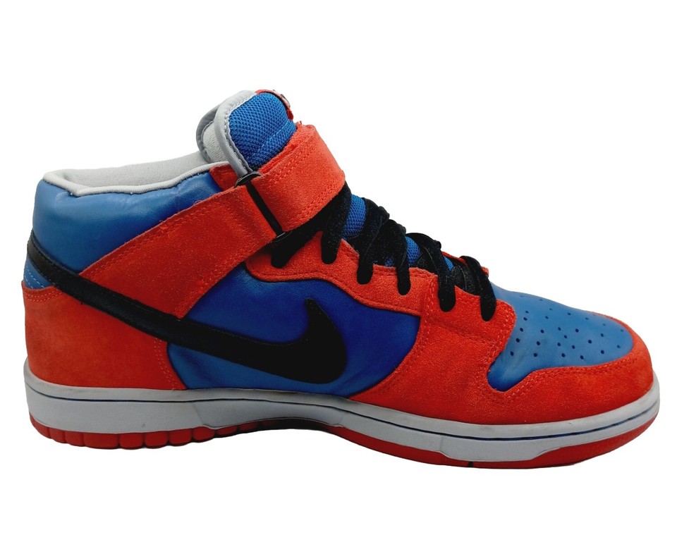 RARE Nike DUNK Mid Pro SB 'SPIDER MAN' Men Size 10.5 Sneakers 314383 ...