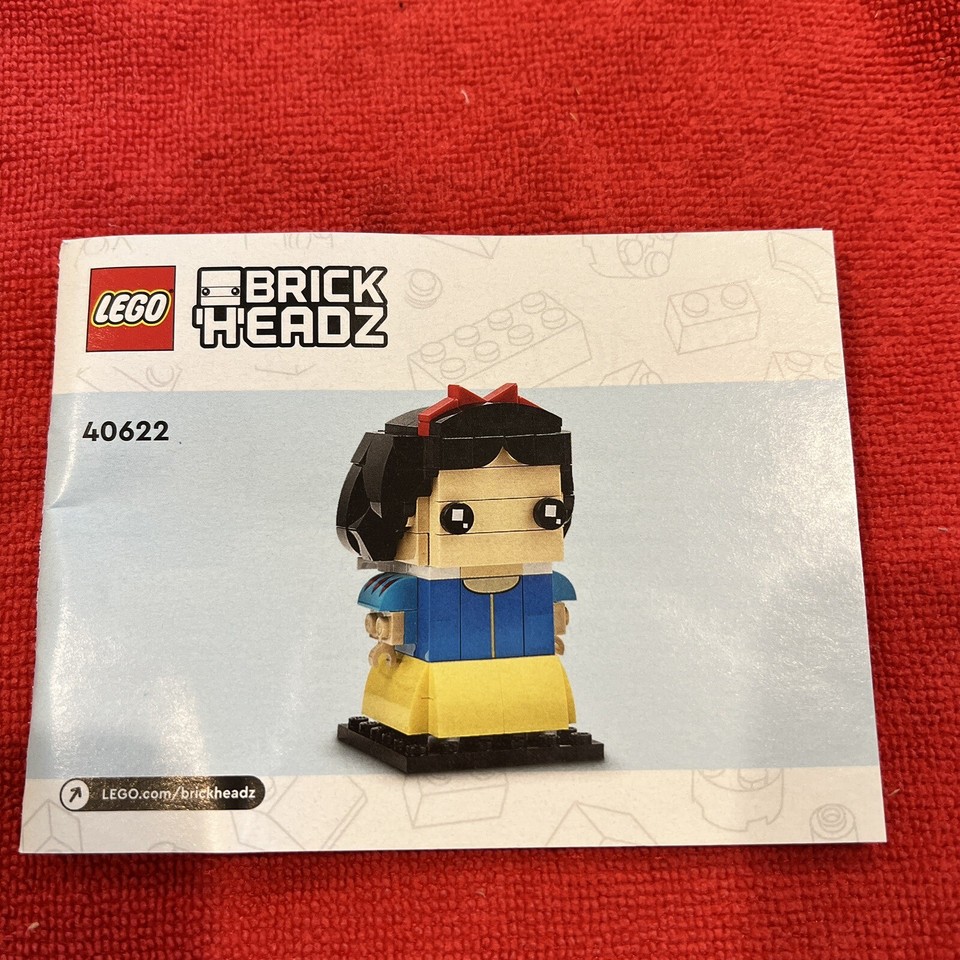 🔥 NEW LEGO BRICKHEADZ: Disney 100th Celebration 40622 Snow White ONLY ...