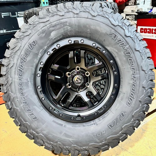 4) 17x9 Fuel Ammo D700 Wheels 35" BFG KO2 AT Tires 6x135 Ford F150 ...
