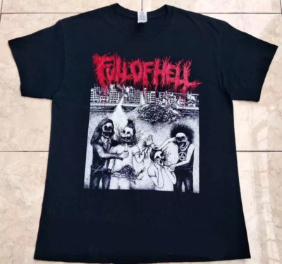 Full of Hell Shirt, graphic tee, remake shirt, grindcore band t-shirt ...