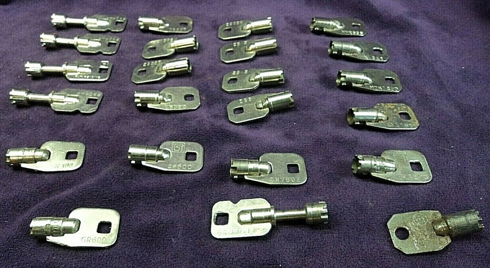 TUBULAR CYLINDER ACE LOCK KEYS FOR ARCADE SODA VENDING MACHINE PICK-ONE ...