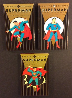 DC Archive Editions SUPERMAN Comics Golden Age Vol 1-3 HC Books 1st ...