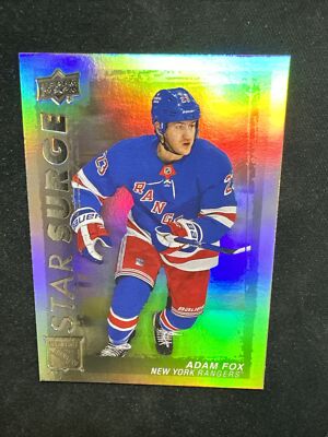 23-24 UD Series 1 Hockey Rookie Star Surge SS-27 Adam Fox | eBay