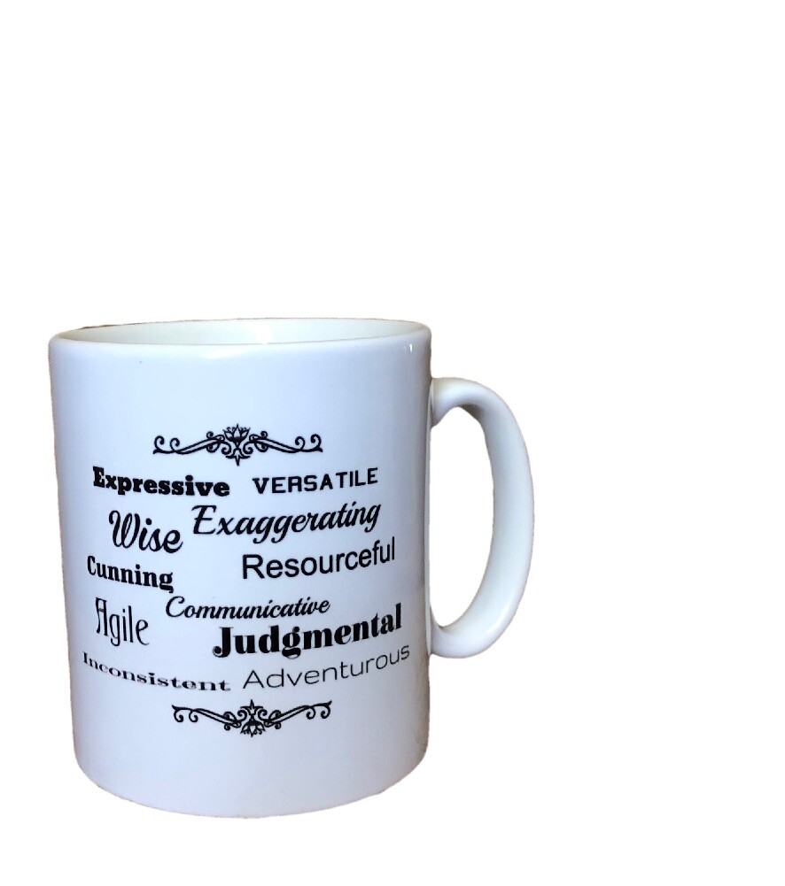 Gemini Star Sign Mug. Zodiac Mug With Description. Birthday Or ...