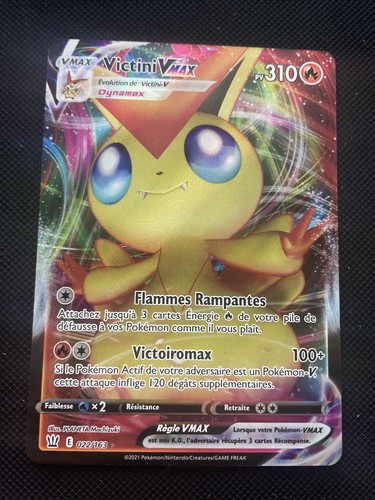 VICTINI VMAX - POKEMON 022/163 EB05 STYLES DE COMBAT NEUF FR | eBay