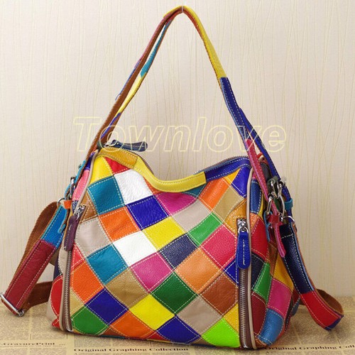 Designer Women'S Genuine Leather Multi-color (Random) Handbag Tote ...