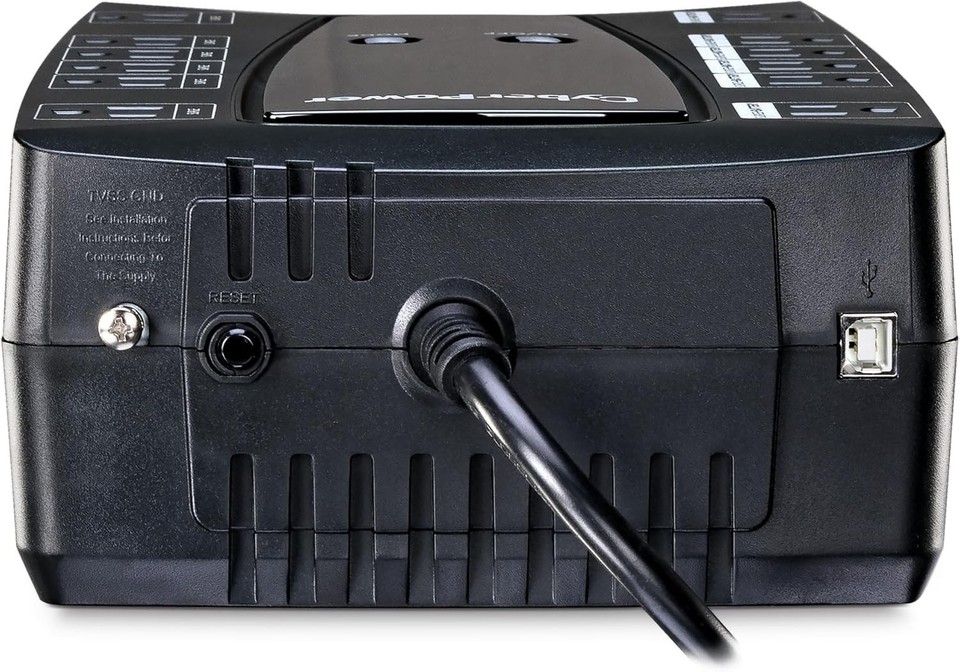 CyberPower AVRG900U AVR UPS Battery Backup Surge Protector 900VA 480W ...