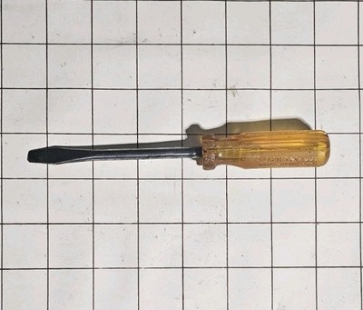 Vintage Fuller's No. 802 Yellow Handle Flat Keystone Screwdriver | eBay