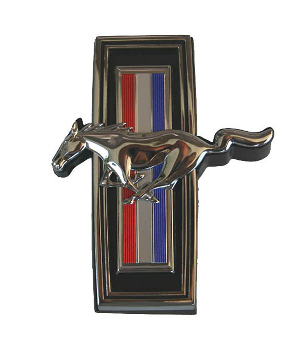 NEW! 1970 Ford Mustang GRILL EMBLEM ORNAMENT Front Tri Bar Running ...