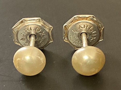 Mecan Arsort boucles d'oreilles argent Arlux fermoir Alpa perle de ...