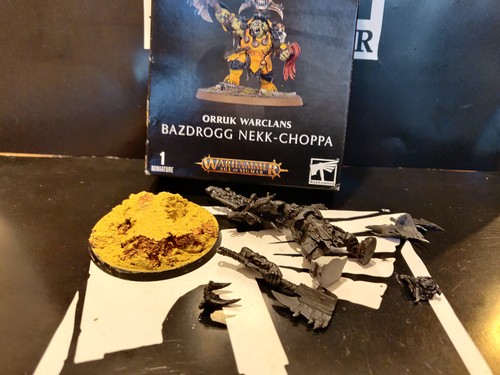 AOS Warhammer Orruk Warclans Ironjawz Bazdrogg Nekk-Choppa | eBay UK