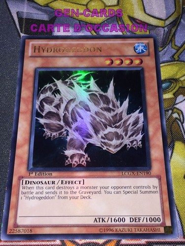 USED Yu Gi Oh HYDROGEDDON LCGX-EN190 ENGLISH 1st Edition Card | eBay